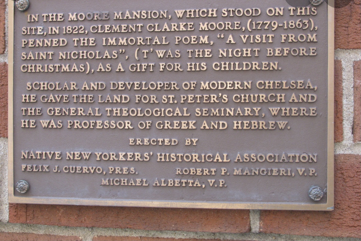 Clement Moore and I – Sandra's Hart My Over 60 Lifestyle Journey